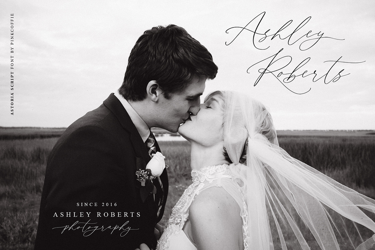 Astoria | Modern Calligraphy Script, a Script Font by Pink Coffie