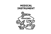 Medical instrument icon vector, a Healthcare Illustration by pikepicture