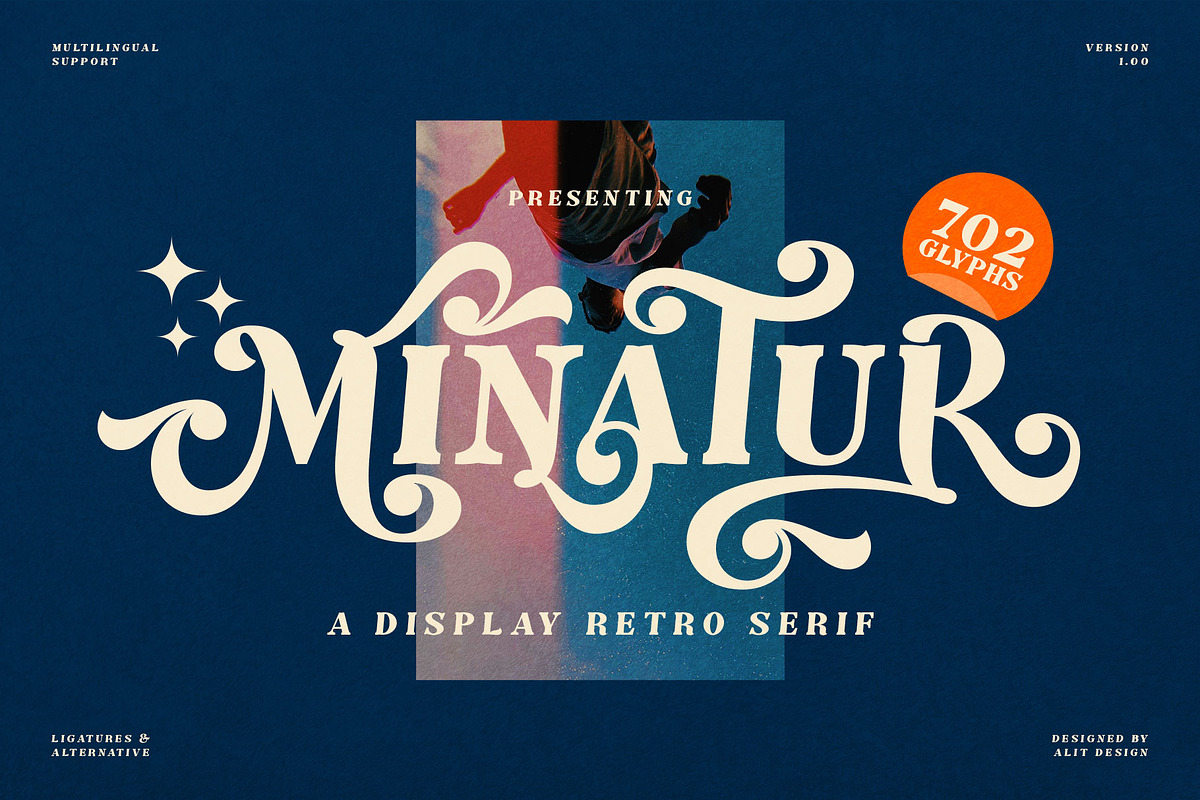 The Minatur Typeface, a Serif Font by alit design