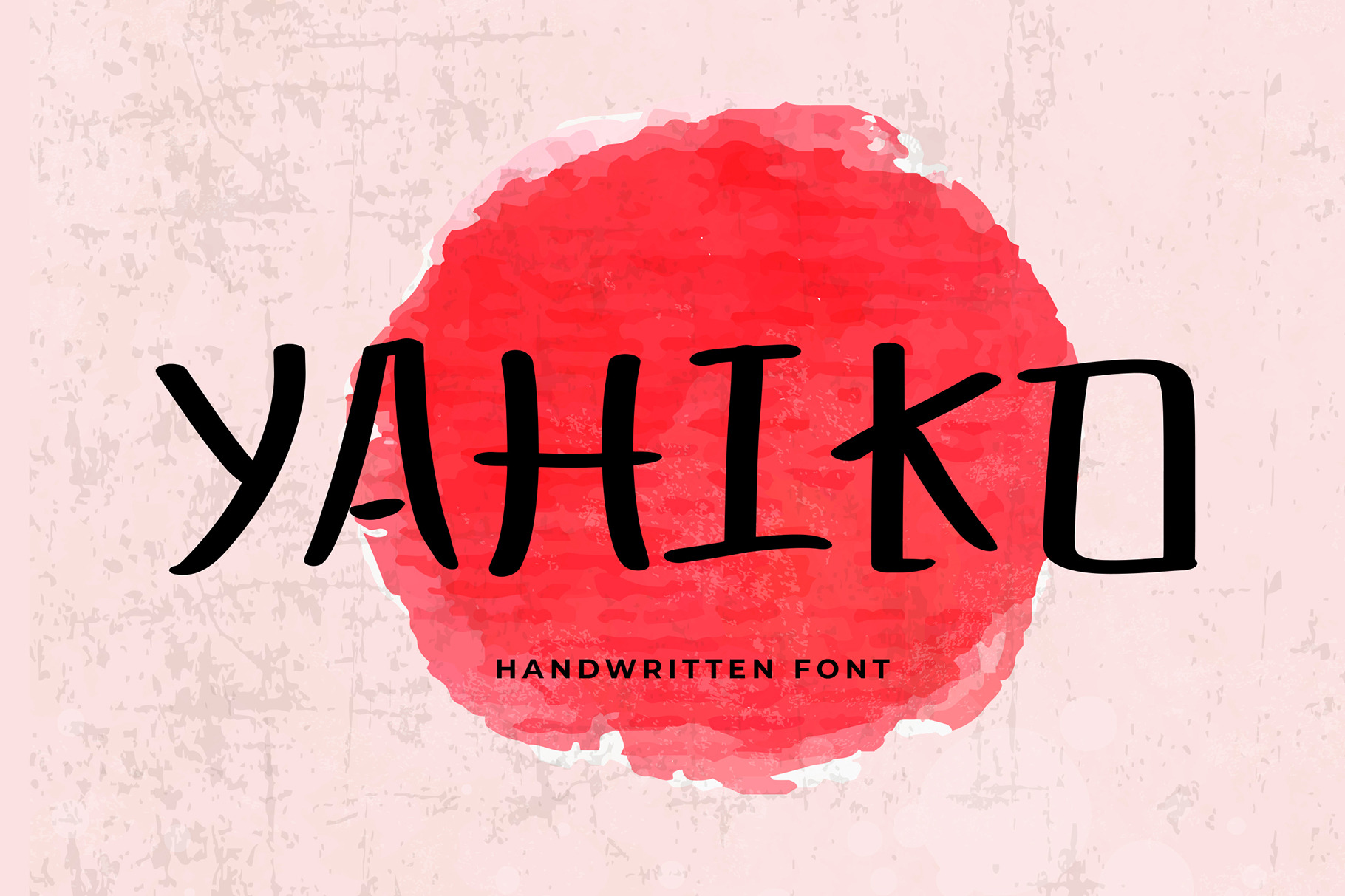 Yahiko Playful Handwritten Font, a Sans Serif Font by Formatika Studio
