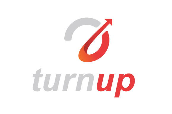 Turn Up Logo, an Illustration by dklipi