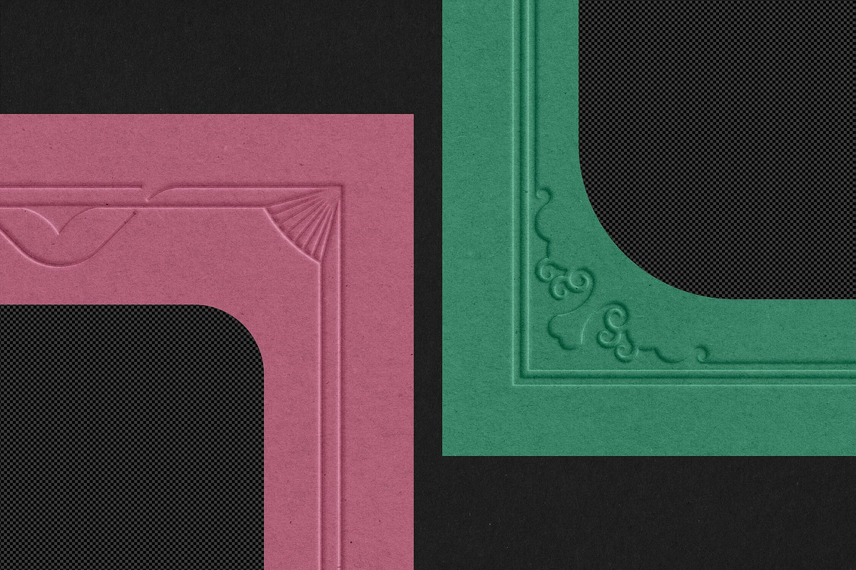 Vintage Elegant Frames Collection, an Object Graphic by Design Squad