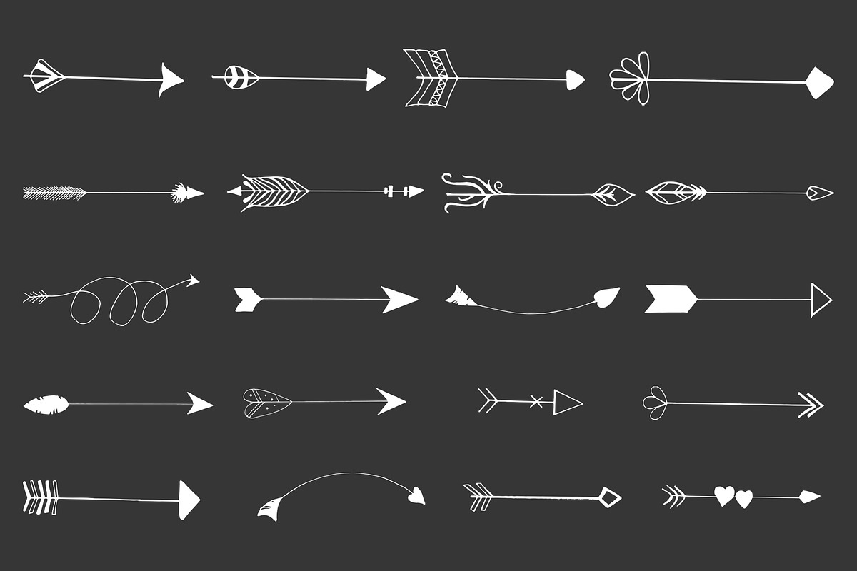 50+ Handdrawn Arrows Clipart Ver. 3, an Illustration by Creativetacos ...