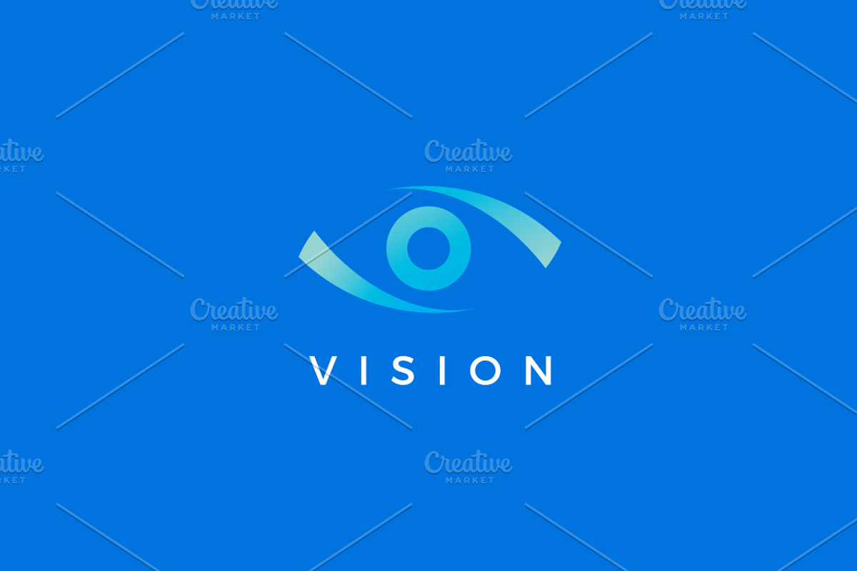 Vision Logo, a Branding & Logo Template by drawzen