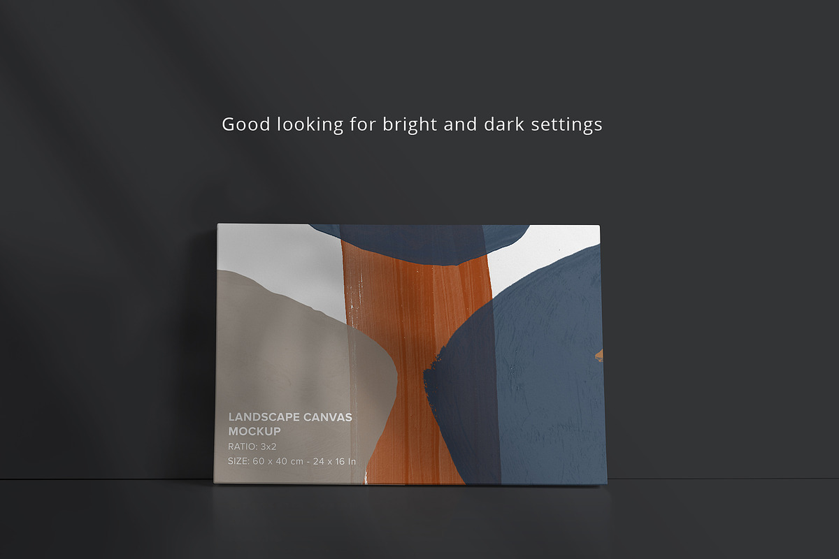 Canvas Ratio 3x2 Mockup Set, a Print Template by Mockups by Carlos Viloria