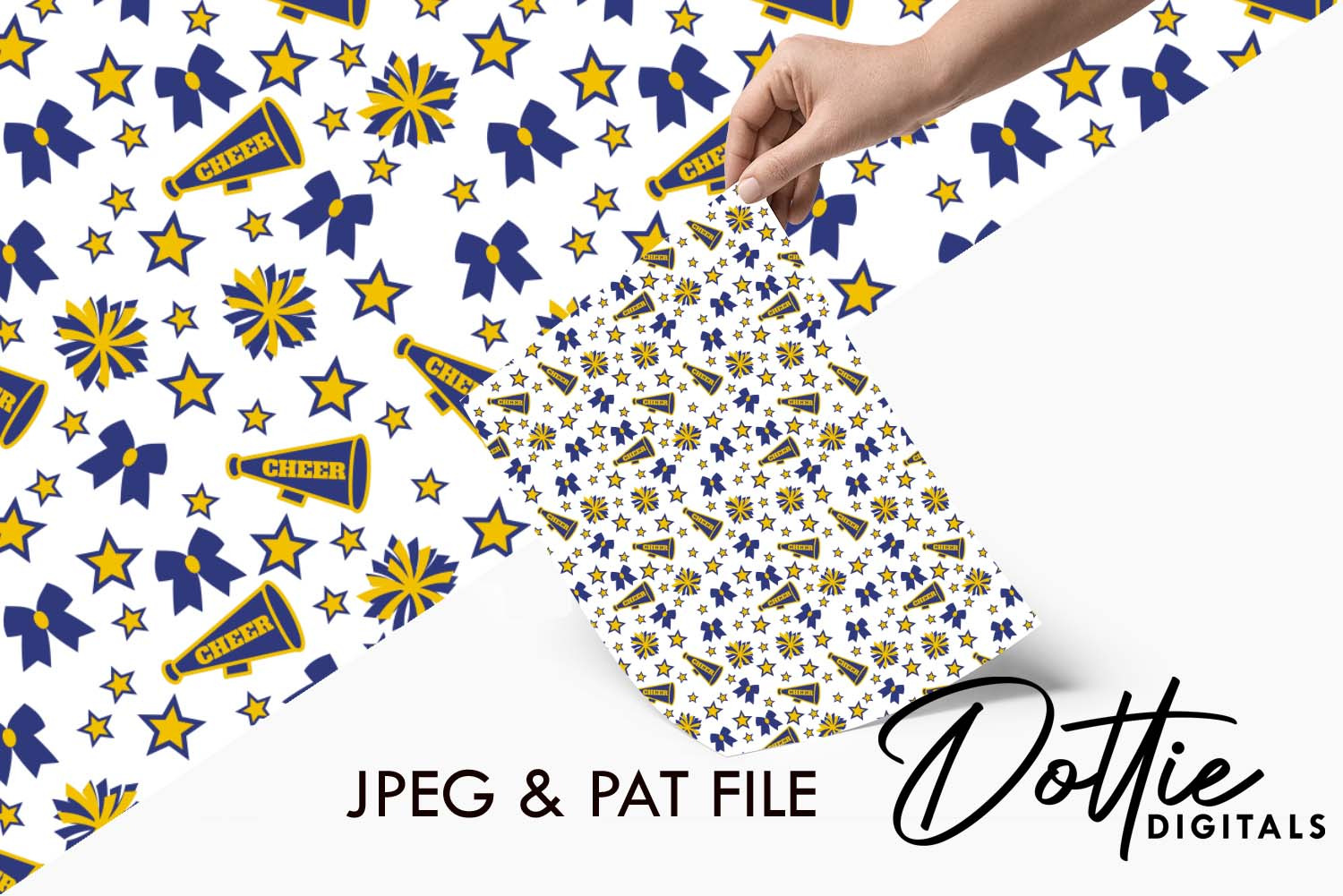 Cheerleading Repeat Pattern | Graphic Patterns ~ Creative Market