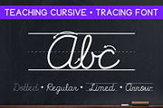Teaching Cursive • Letter Tracing Font