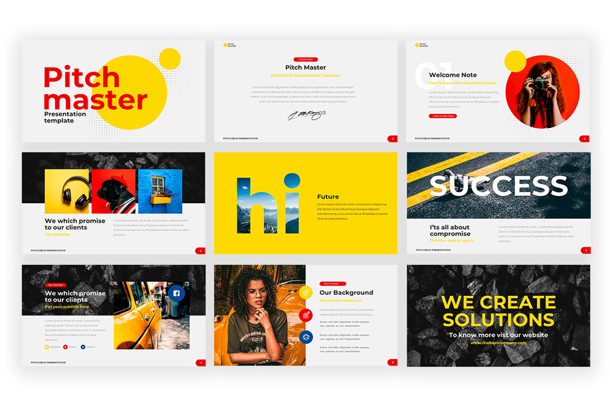 Pitch Master | Powerpoint Template, a Presentation Template by Zacomic ...