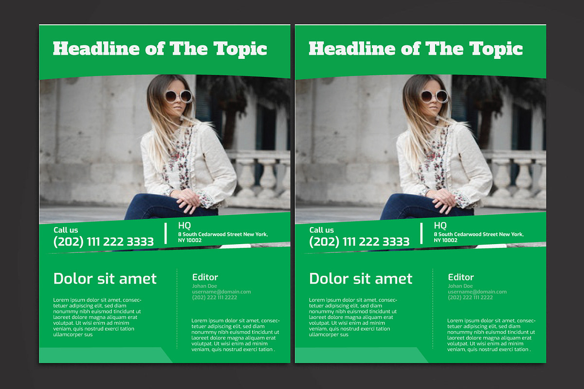 Magazine Ad Flyer, a Flyer Template by PenciGraphics