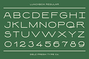 Lunchbox: A Simple Retro Font