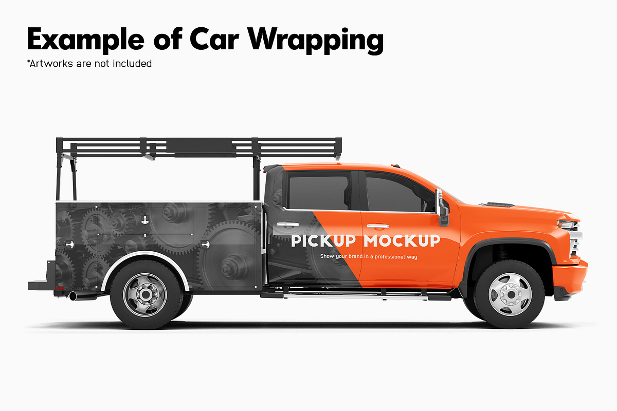 Chevy Silverado Service Body Mockup