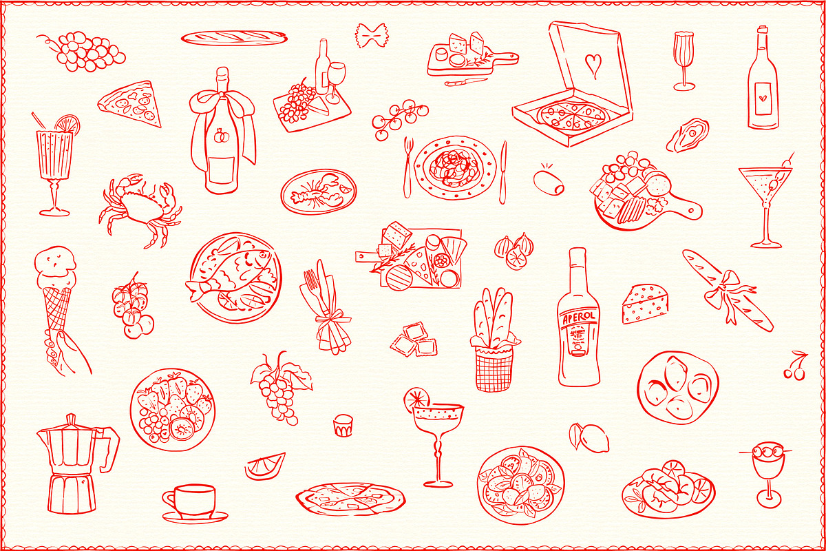 La Dolce Vita Italian Wedding SVG, an Object Illustration by Ayya Studio