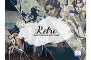100 Retro Photoshop Actions, an Action Add-On by DreamColor