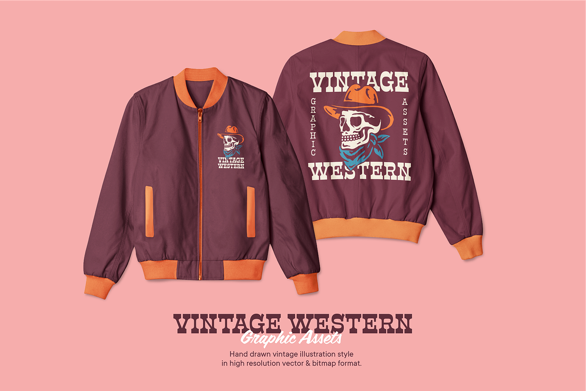 Vintage Western Graphic Assets