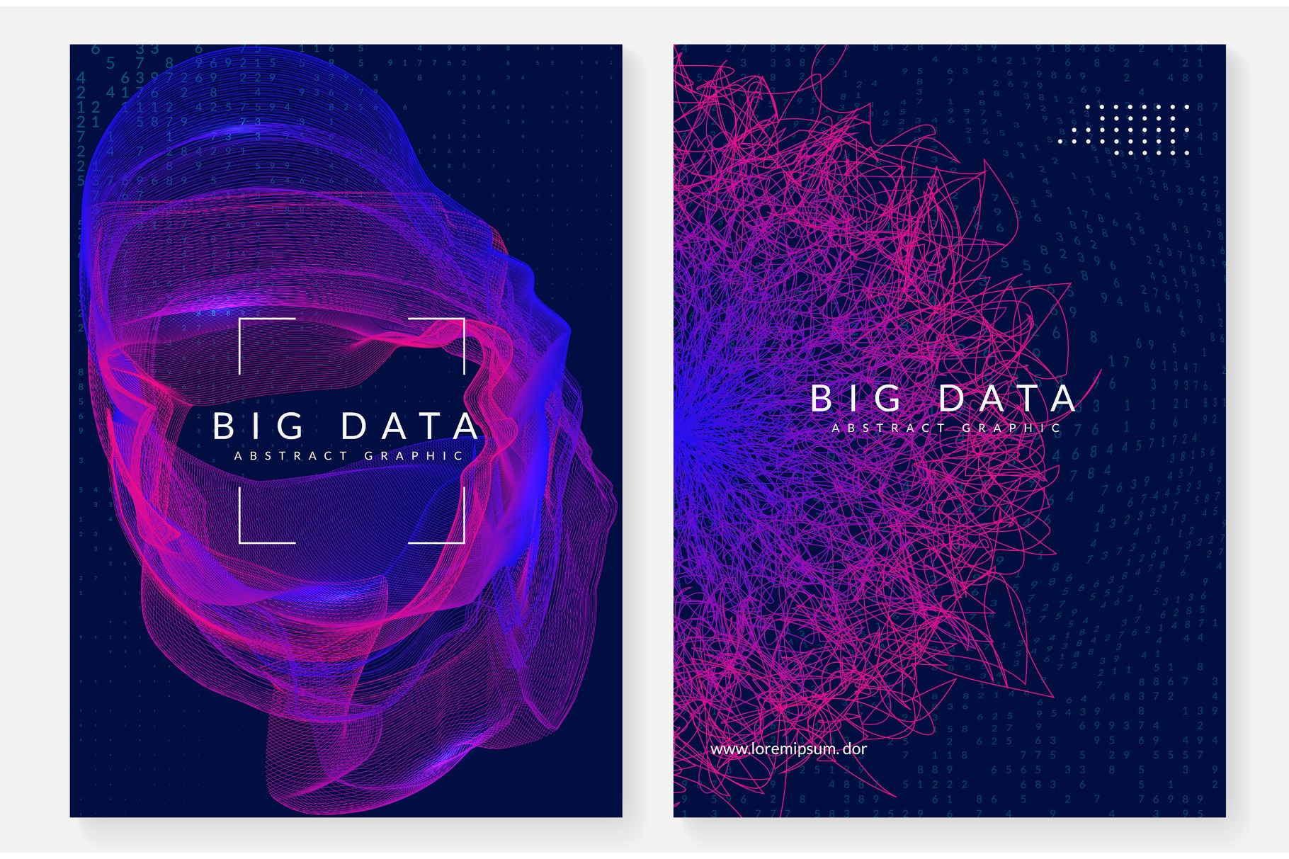 Big data background. Technology for, a Technology Illustration by Yummy ...