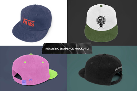 Snapback Cap Mockup, a Hat Mockup by Mock-up Store