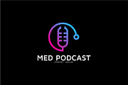 Medical Health Podcast Logo Template, a Branding & Logo Template by ...