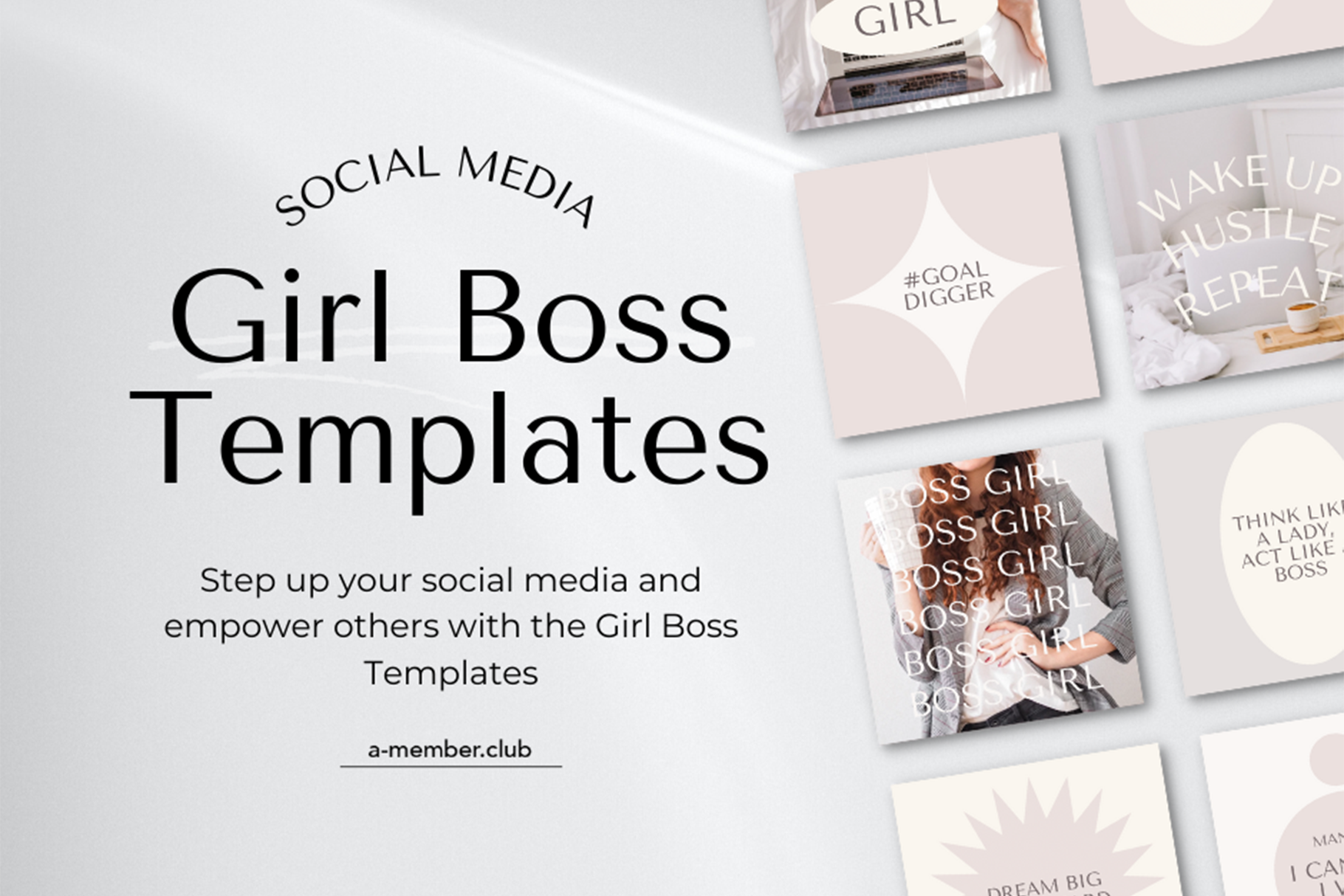 Girl Boss Social Media Templates