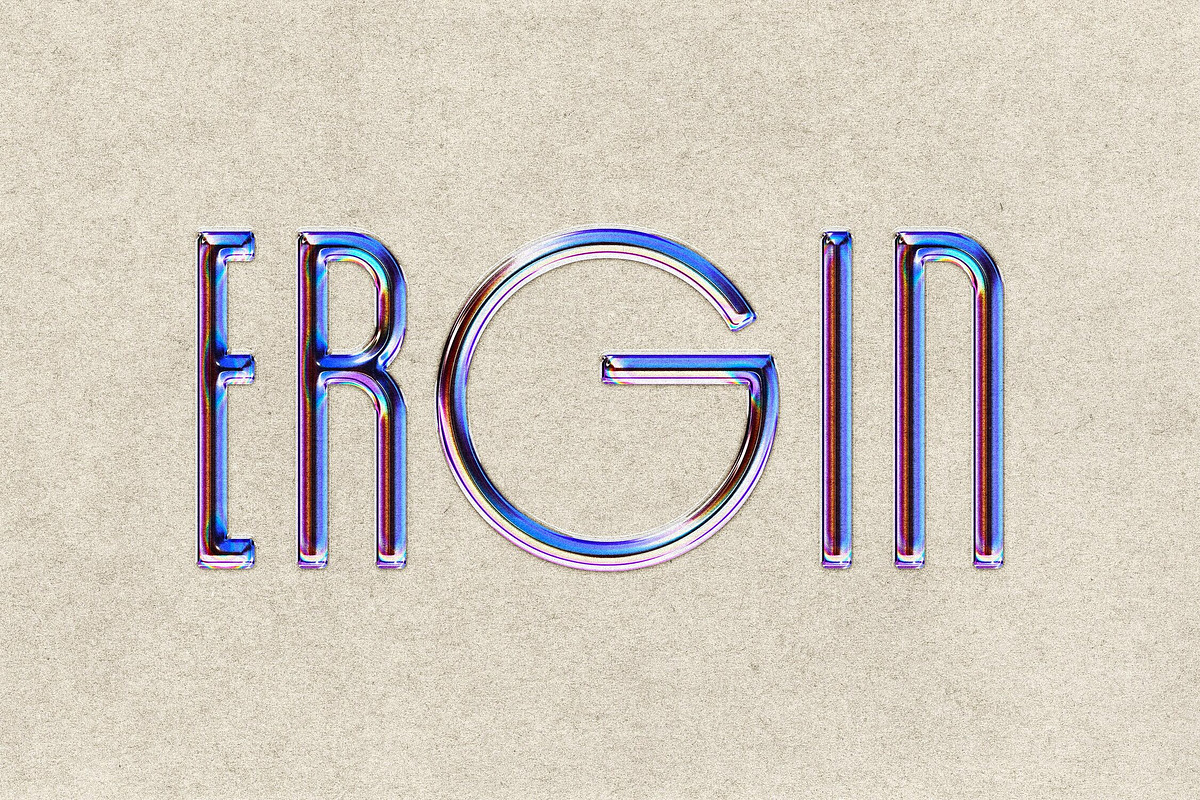 Retro Blue Chrome Text Effect, a Layer Style Add-On by Design Squad