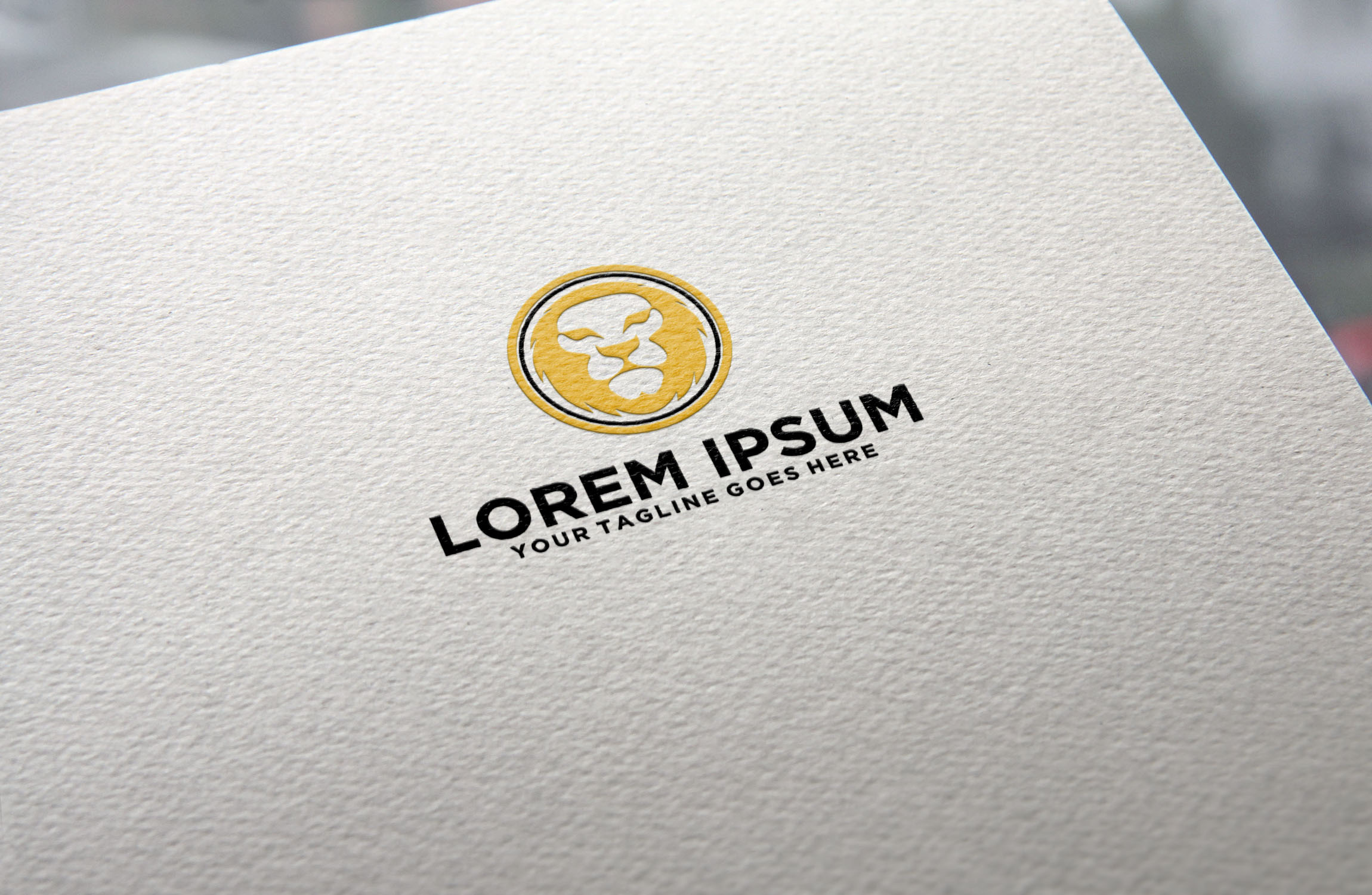 Simple Lion Circle logo design, a Branding & Logo Template by REDVY ...