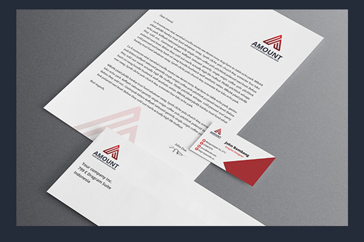 Amount Logo Template, a Branding & Logo Template by Birka Studio