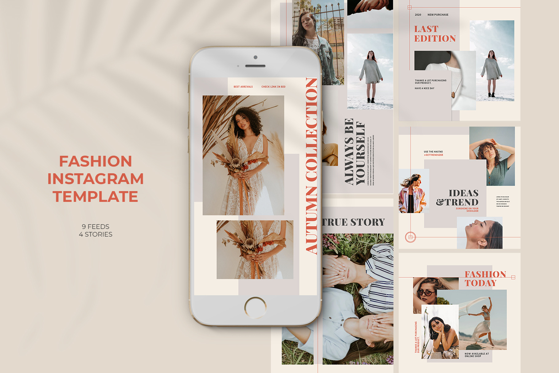 Fashion Instagram Templates, a Social Media Template by Azruca