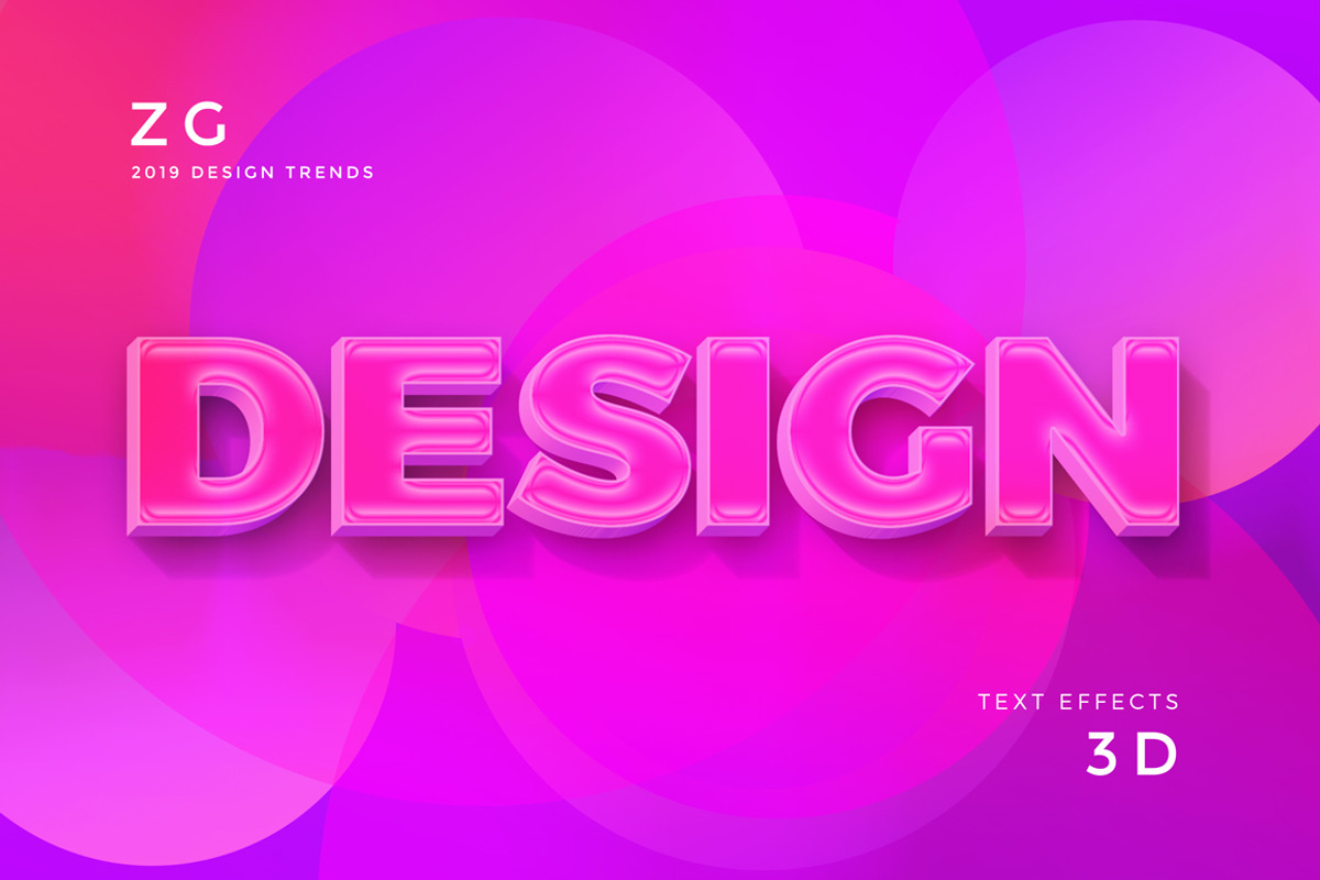 3D Text Effects New Trends, a Layer Style Add-On by Graphicdome