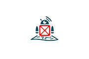 Robot Logistics, a Branding & Logo Template by Steinar Logo