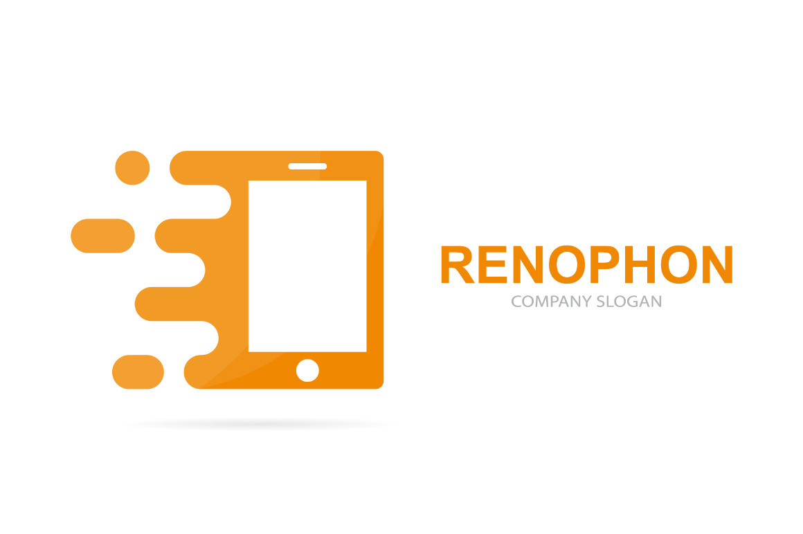 Fast smart phone logo combination, a Branding & Logo Template by GraphiShop