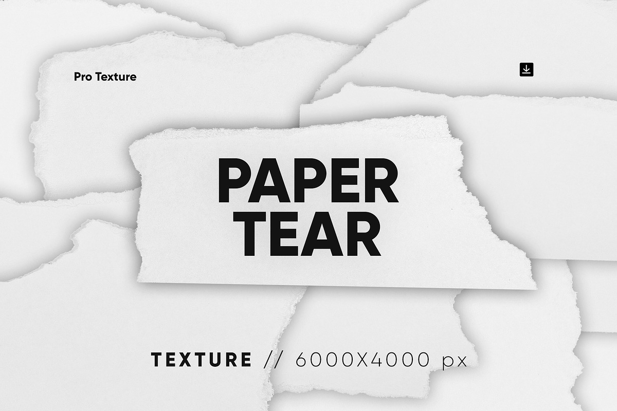 30 Paper Tear Textures, a Texture Graphic by CCPreset | Creative Market