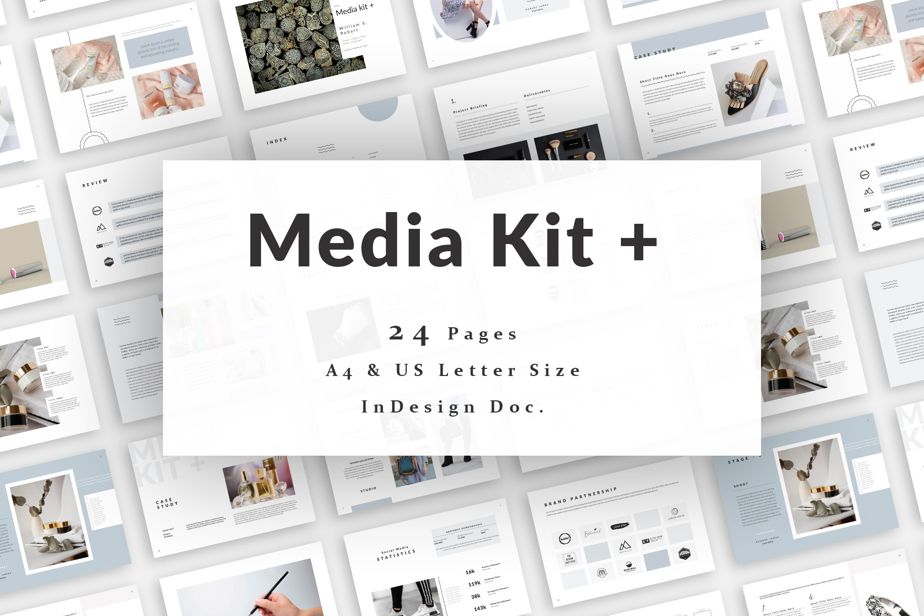 Media/Press Kit Template, a Magazine Template by Amit Debnath