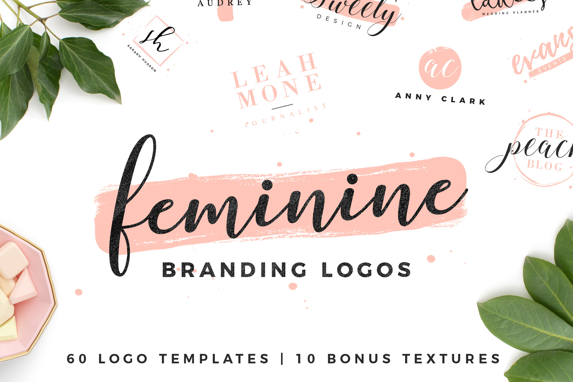 Feminine Branding Logos, a Branding & Logo Template by Davide Bassu