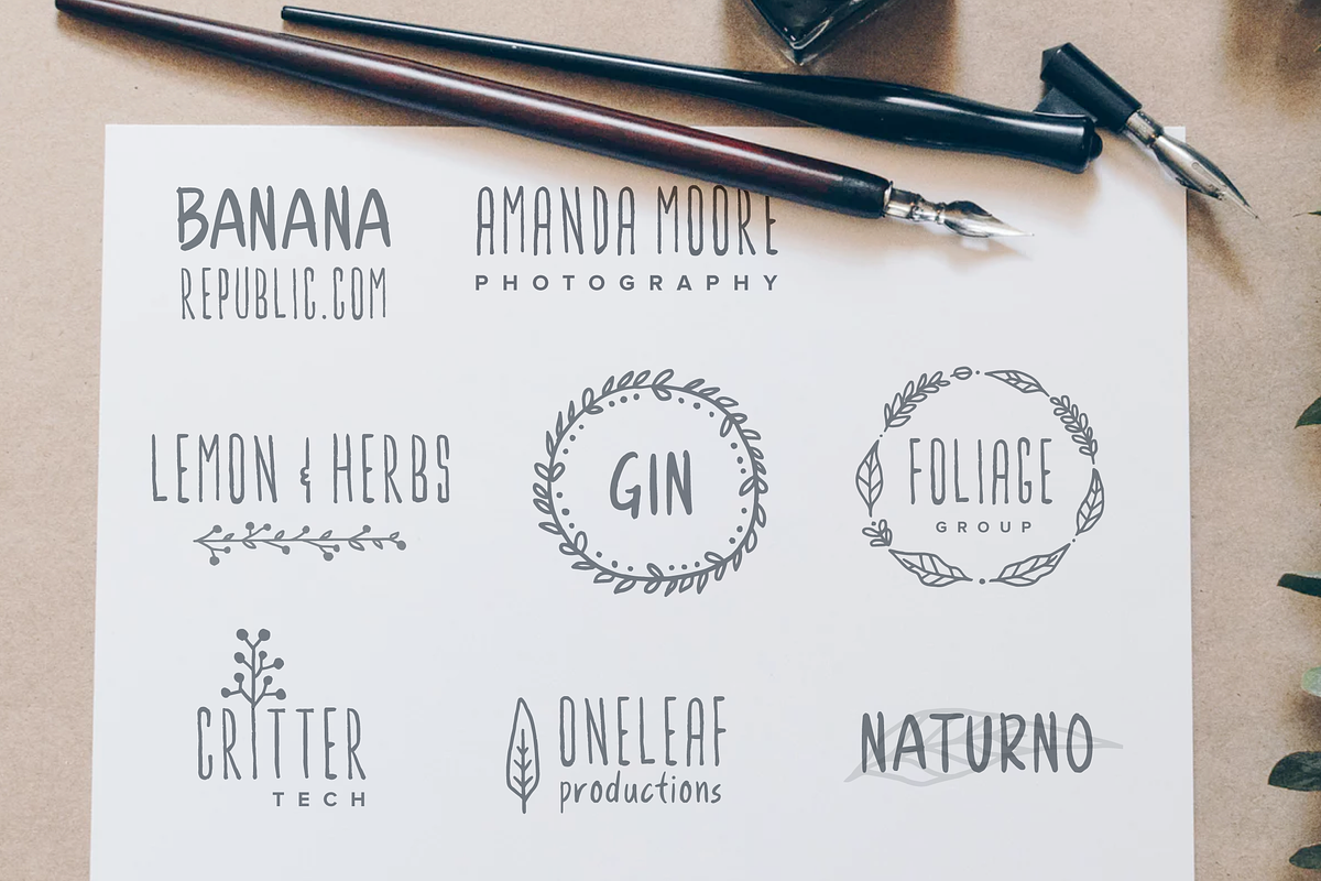 Druid & Kosta Typeface, a Script Font by Projectile
