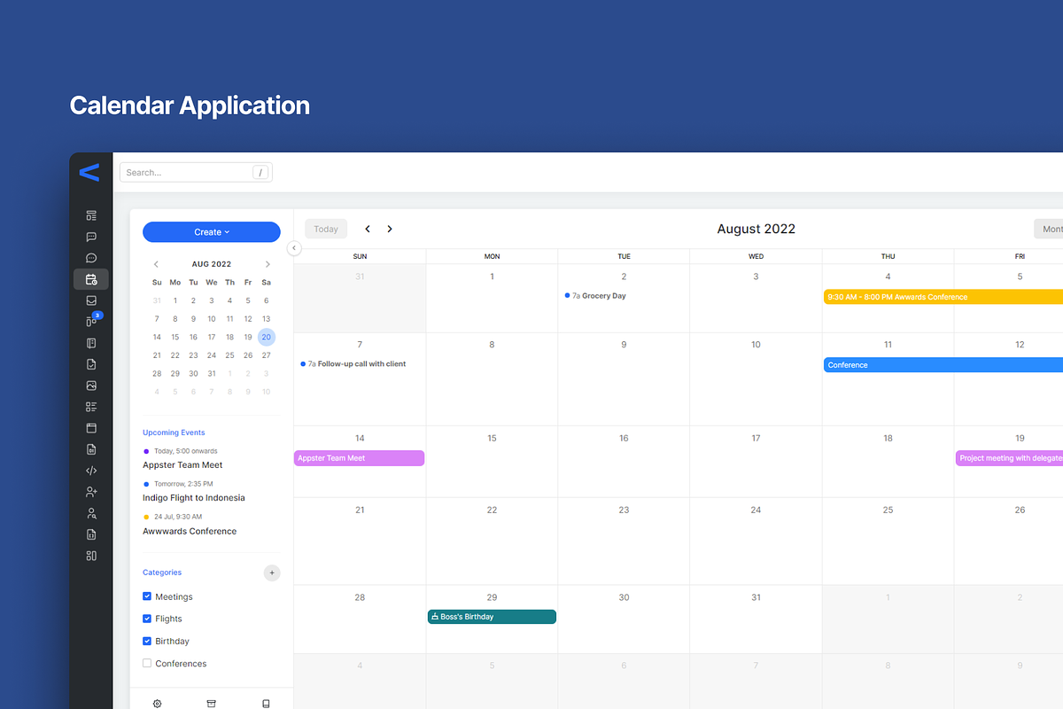 Appster - Admin Dashboard Template