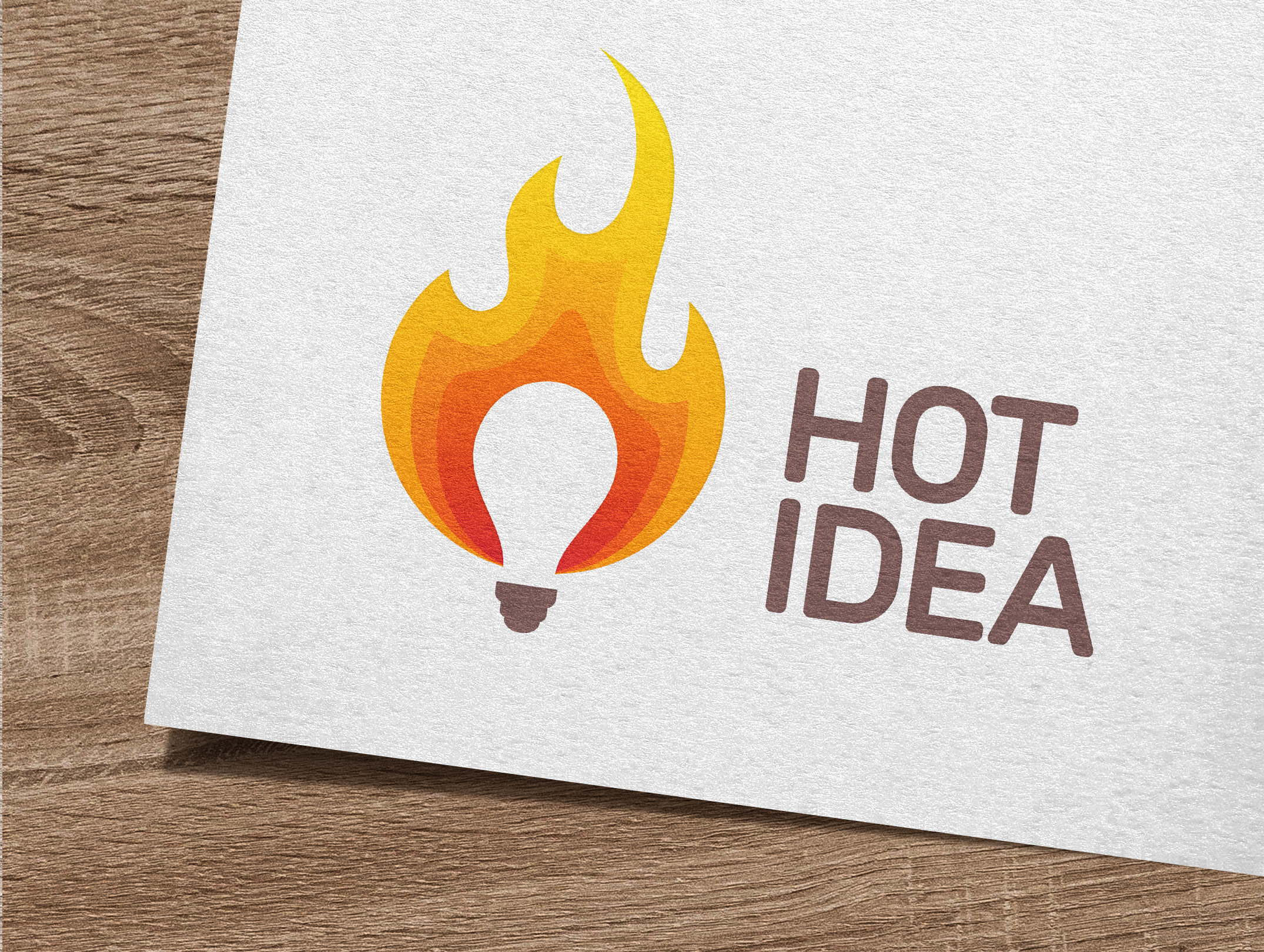 Hot Idea Logo, a Branding & Logo Template by IKarGraphics