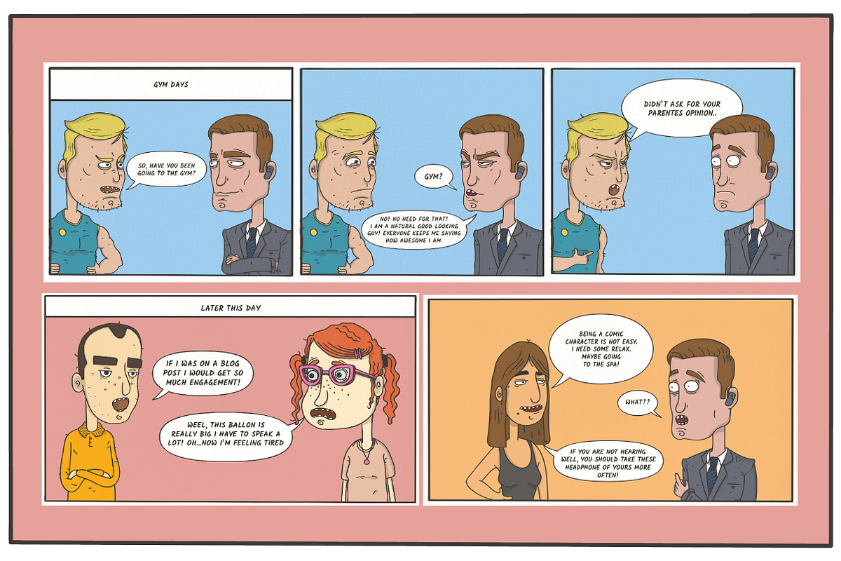 Comic Mator - Comic strips creator, a Person Illustration by Morfema