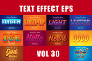 Editable Eps Text Effect Vol 30 | Creative Market