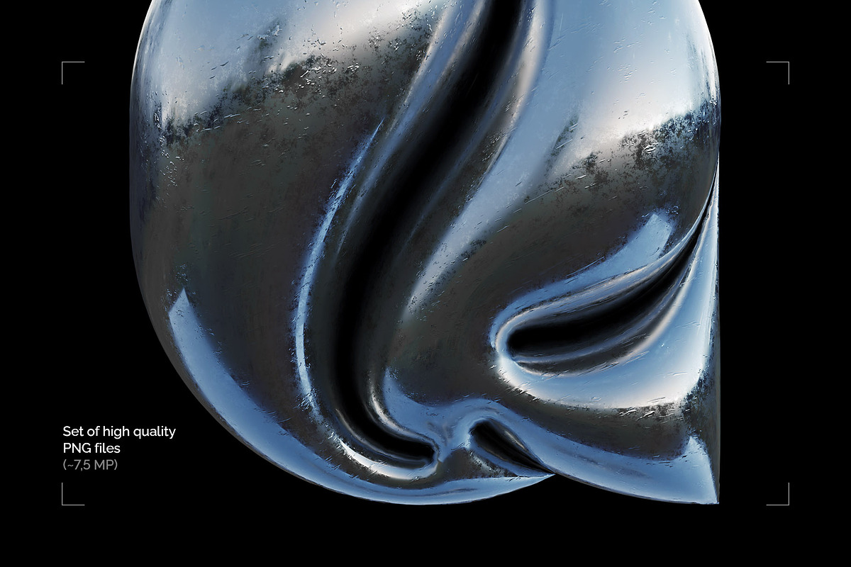 Inflated Foil - Color Bitmap Font, a Symbol Font by Gleb Guralnyk
