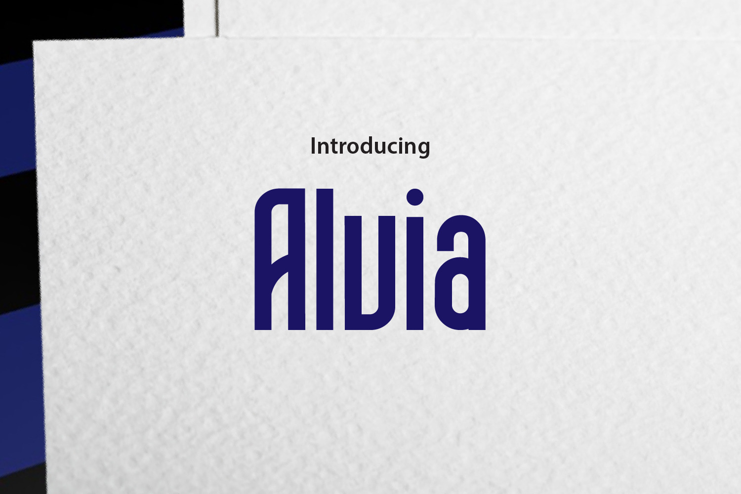 Alvia, a Sans Serif Font by da_only_aan