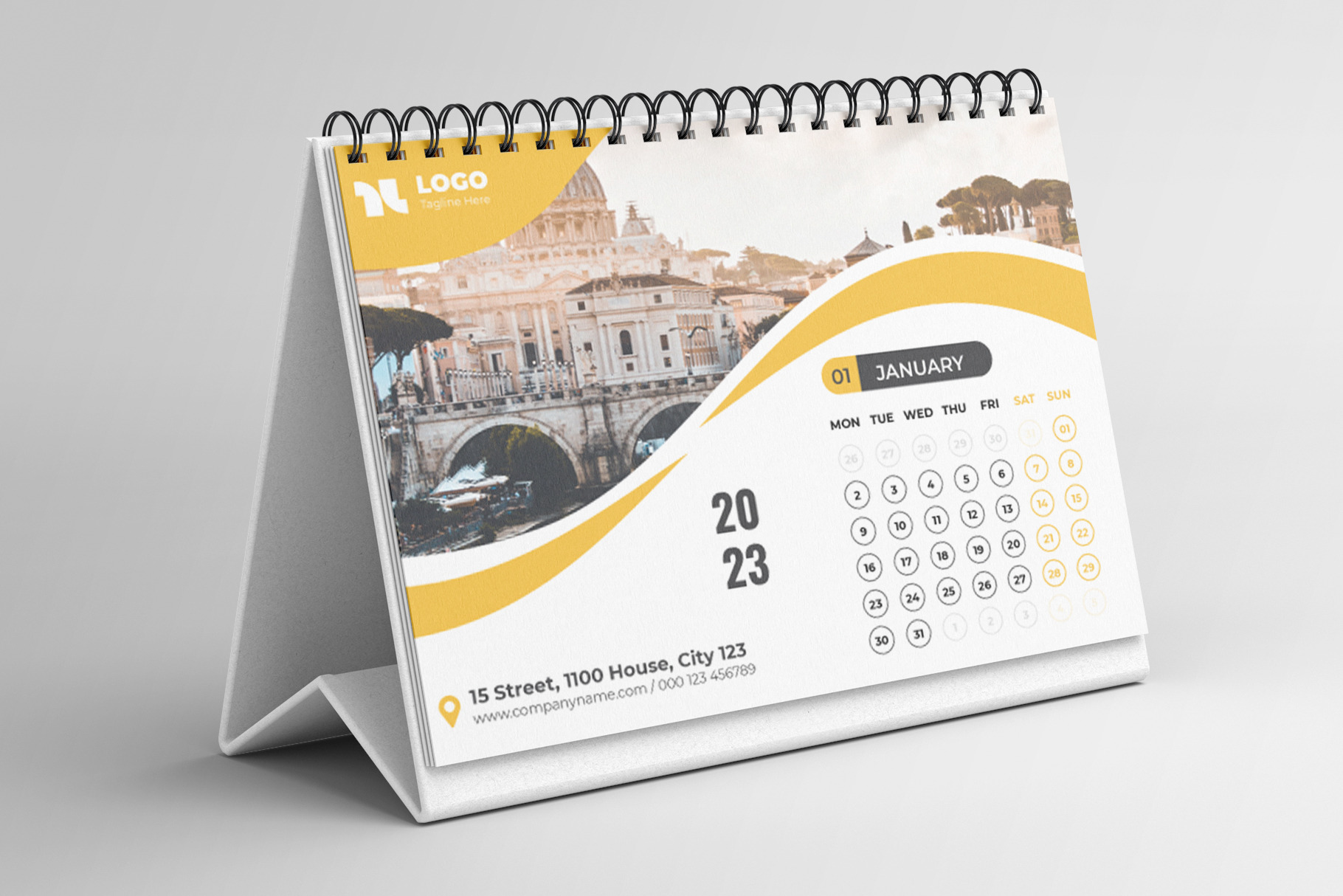 2023 Table/Desk Calendar Design | Creative Market