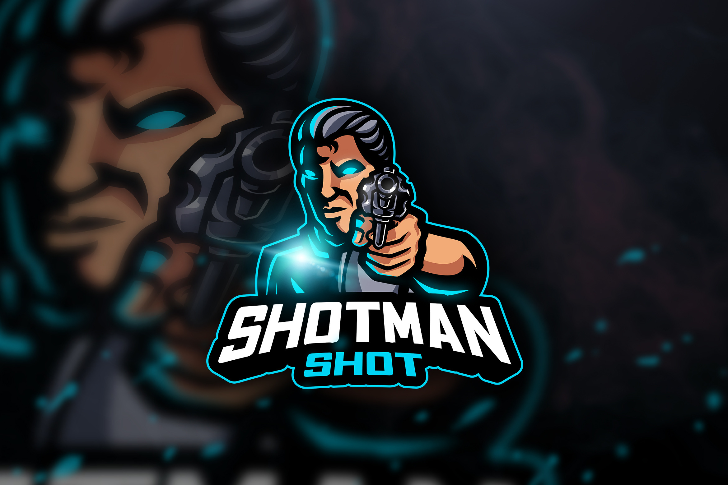 Shotman Shot - Mascot & Esport Logo, a Branding & Logo Template by AQR ...