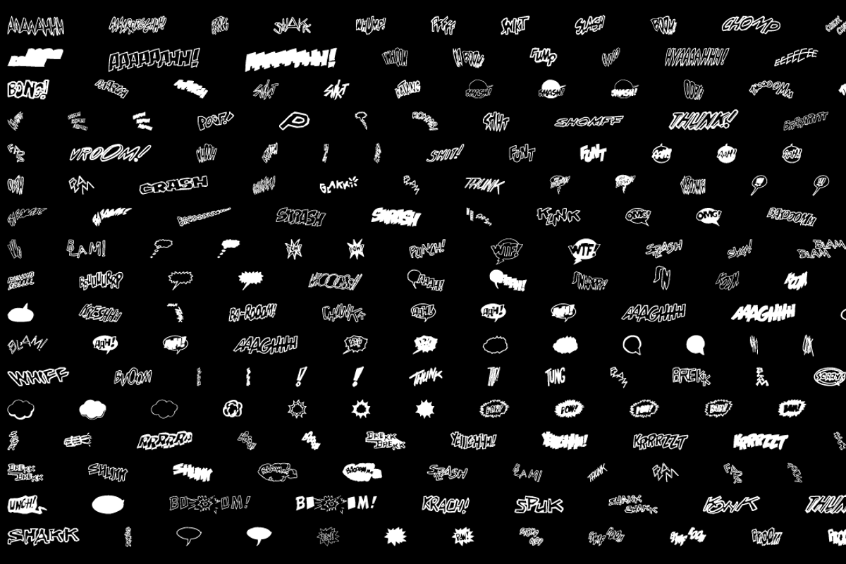 FONT | Boom pang Pow, a Symbol Font by Typo Graphic Design