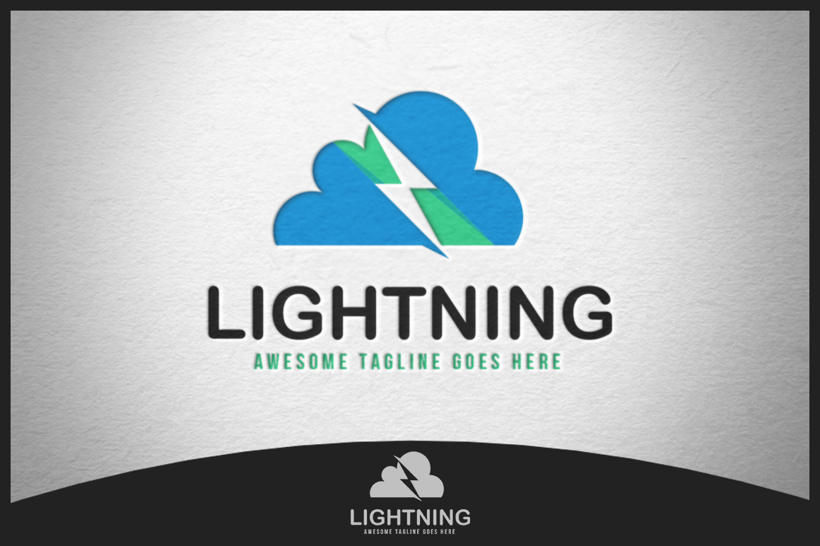 Lightning Logo, a Branding & Logo Template by Scredeck