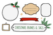 The Christmas frames & tags, an Object Graphic by Tabita's shop ...