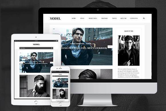 Model - Stylish Wordpress Blog theme, a WordPress Template by stylish ...