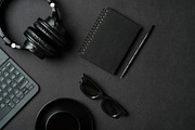 Luxury black workspace, a Business Photo by photoguns