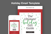 Holiday Email Template, an Email Template by Leanna Norwood Creative ...