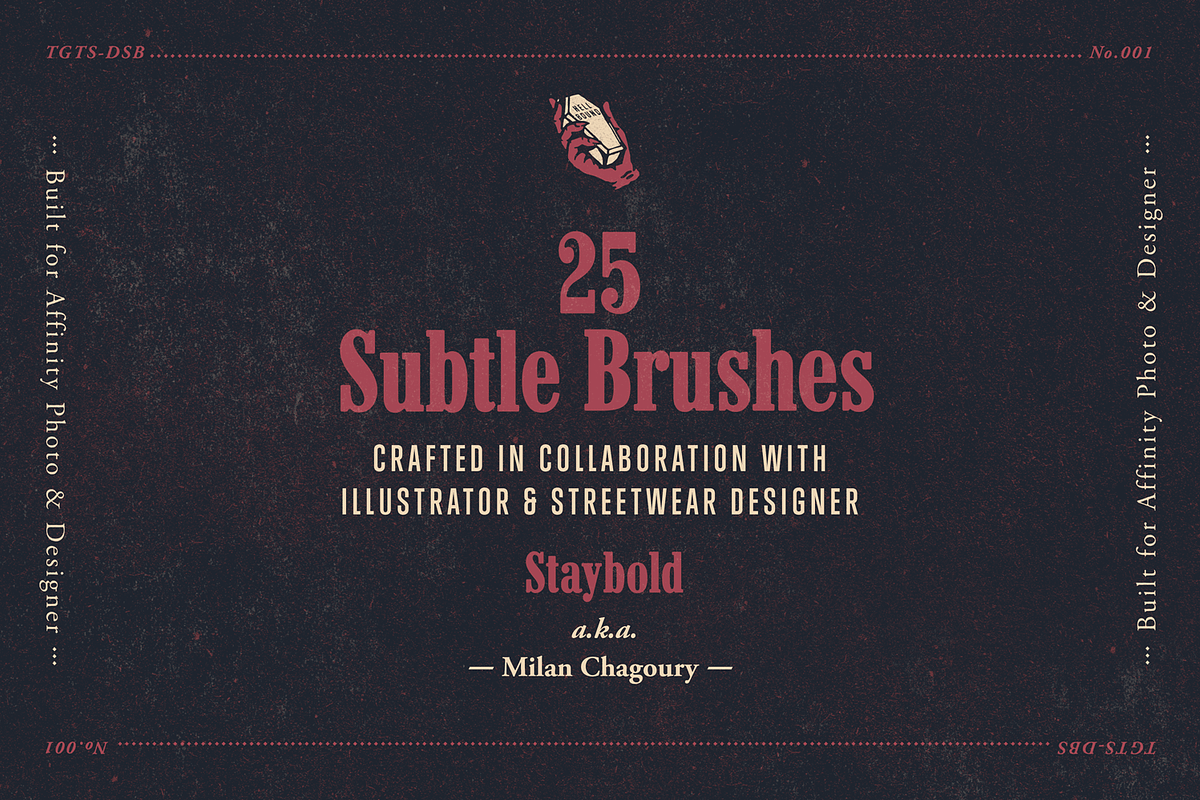 Dead Subtle Brushes for Affinity, a Brush Add-On by True Grit Texture ...
