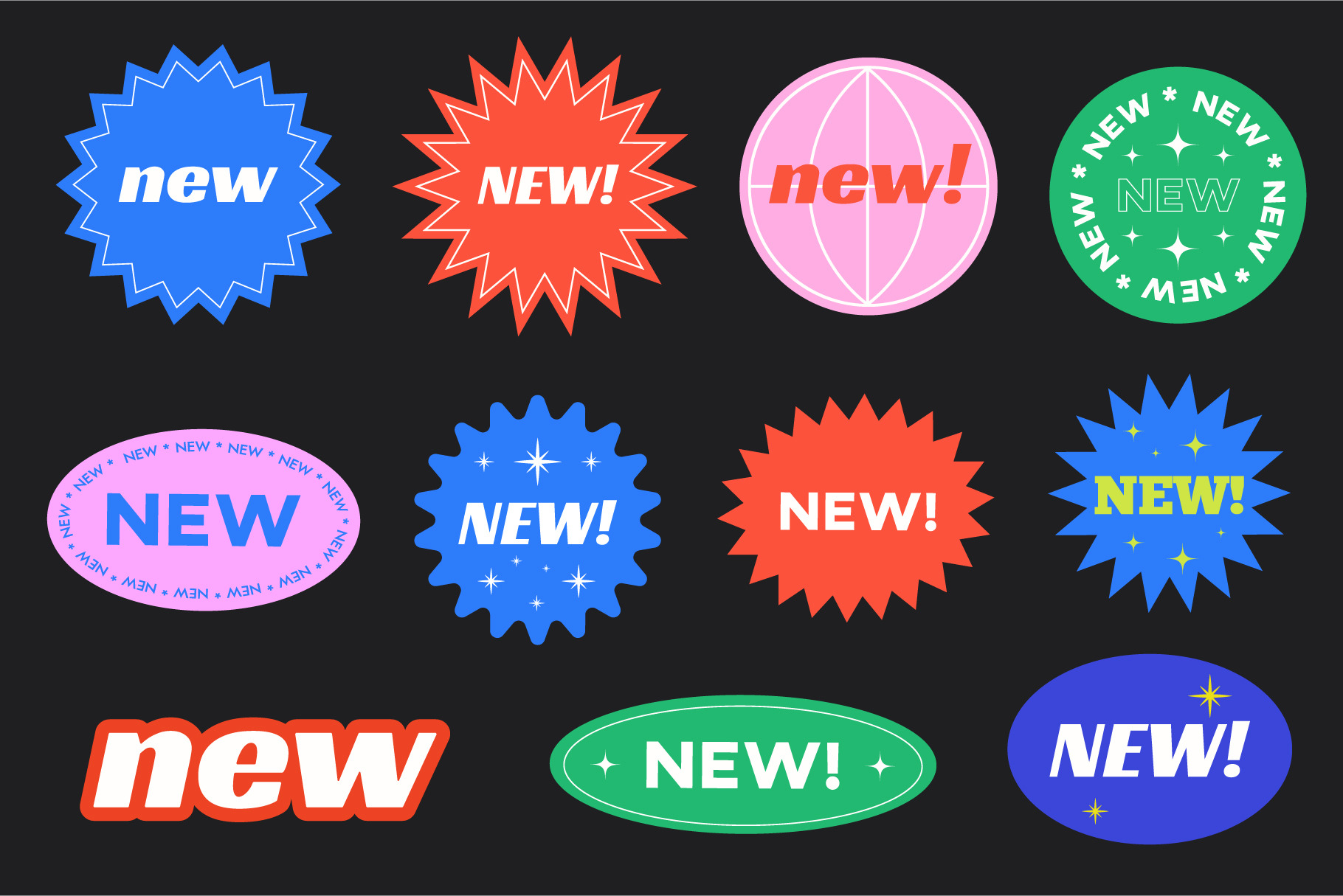 New Vector Stickers Collection | Creative Market