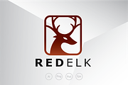 Red Elk Logo Template, a Branding & Logo Template by Heavtryq Design